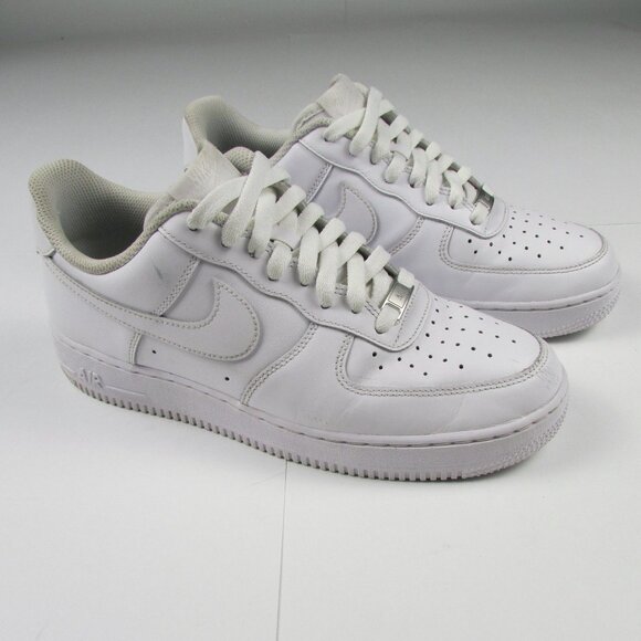 Nike | Shoes | Nike Air Force Af1 All White Low Sneaker Men 85 Womens 1 ...